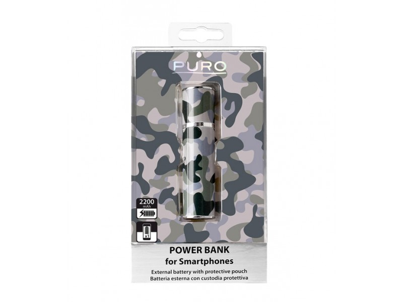 PURO - Batterie universelle Powerbank 2200mAh - Army