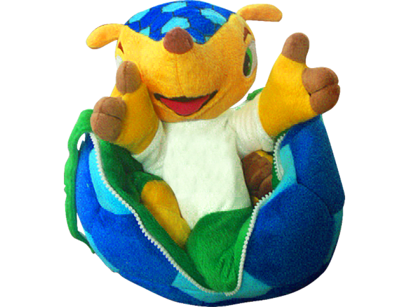 Plushball FULECO Coupe du Monde Football Brésil 2014 | Teamotep.com